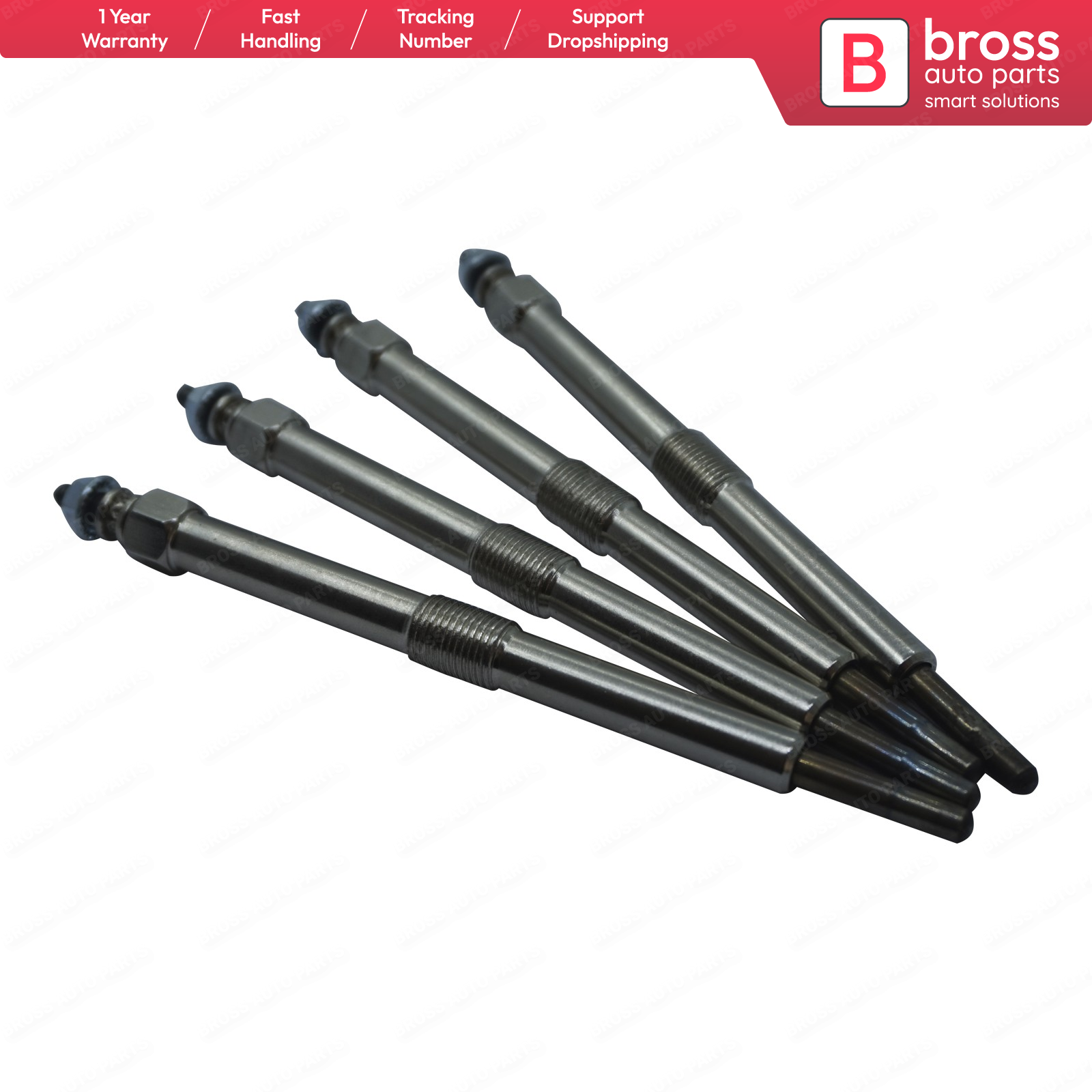 BGP69 1 4 Pieces Heater Glow Plug 12 Volt for Perkins 2666A016 1103 ...