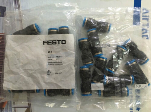 NEW For FESTO Quick Connector QS-8 153033 (1Bag/10pcs) #MY | eBay