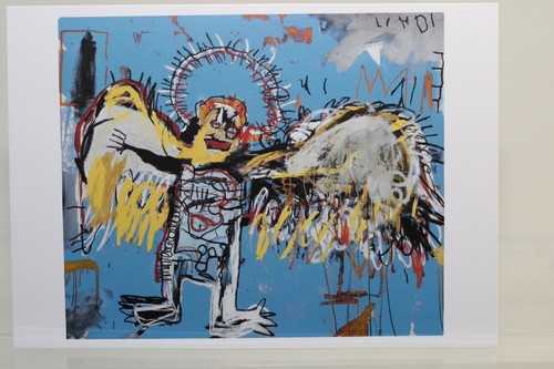 JEAN-MICHEL BASQUIAT: "FALLEN ANGEL" 1981, rare Art-Postcard NEW | eBay