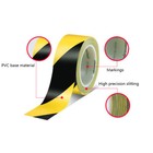 33m PVC Hazard Warning Floor Marking Tape Roll 45/48/50/60/80mm Width ...