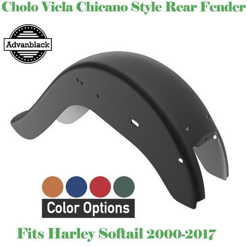 Cholo Vicla Chicano Style Extended Rear Fender Fits Harley Softail 2000 ...