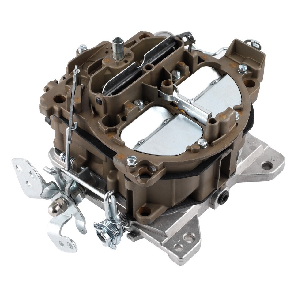 4BBL Carburetor For Edelbrock Rochester Quadrajet Chevy Engines 327 350 ...