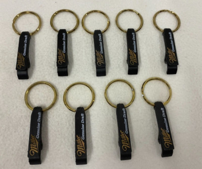 Vintage Miller Genuine Draft Beer Key Fob Chain Bottle Opener Lot of 9 ...