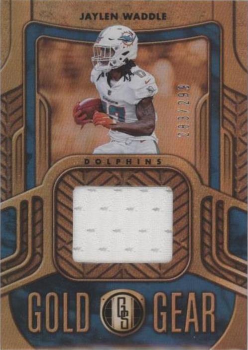 2022 Panini Gold Standard - Gold Gear Jaylen Waddle #GG-JWA /299 (MEM ...