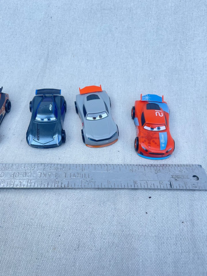 Disney Pixar Cars - 1:55 SCALE *PLASTIC* APPLE RACER NEXT GEN JP. DRIVE ...