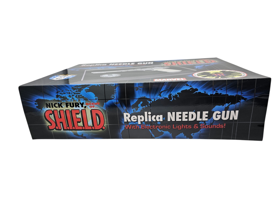 Marvel Nick Fury Electronic Needle Gun SHIELD Prop Replica Museum ...