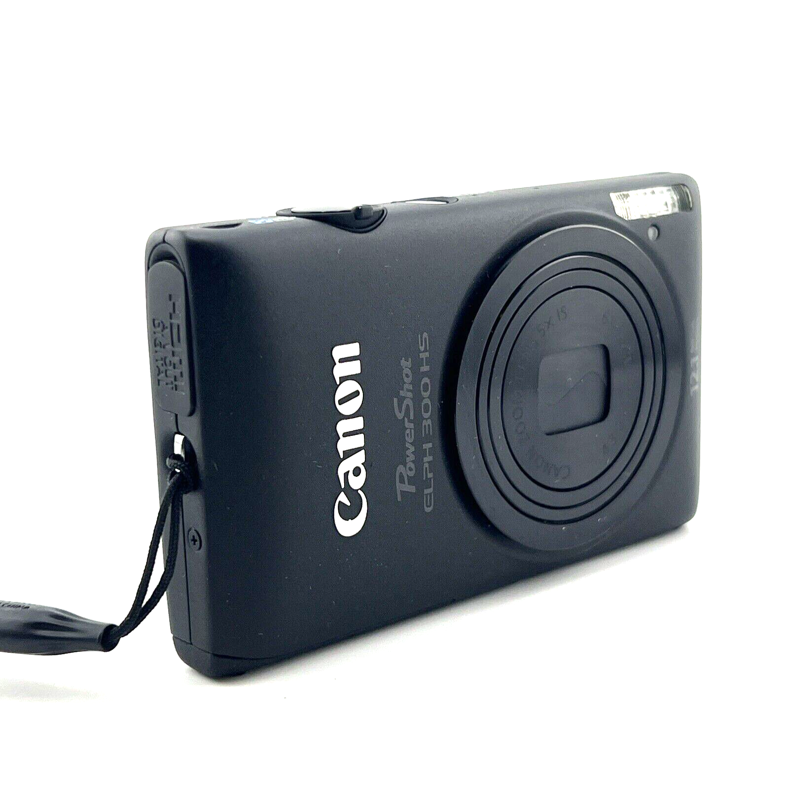 Canon PowerShot ELPH 300 HS / IXUS 220 HS 12.1MP Digital Camera - Black ...