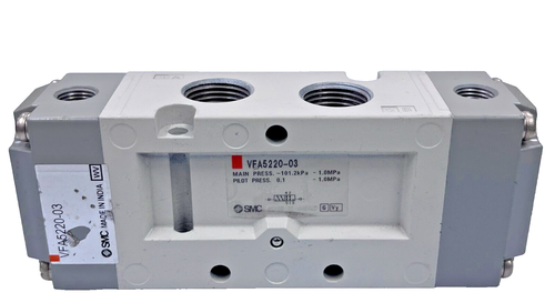 SMC VFA5220-03 5/2 Double Pilot Air-Operated Pneumatic Directional ...