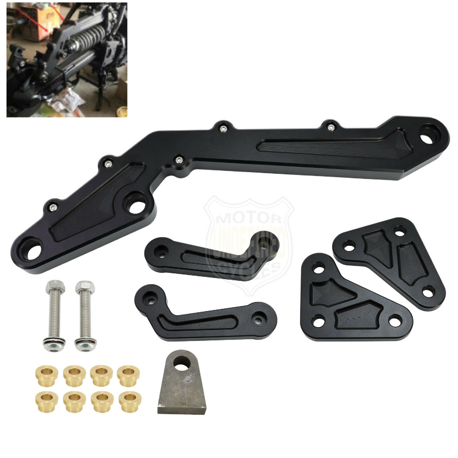 For BMW K75 K100RS K1100 Motorcycle 350mm Rear Shock Absorbers ...