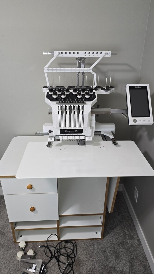 Brother PR1000 Pro 10 needle embroidery machine | eBay