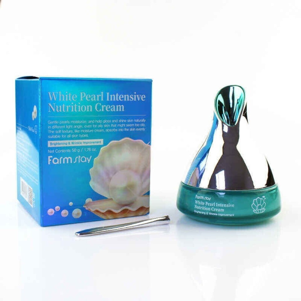 FARMSTAY WHITE PEARL INTENSIVE NUTRITION CREAM 50 ml | eBay
