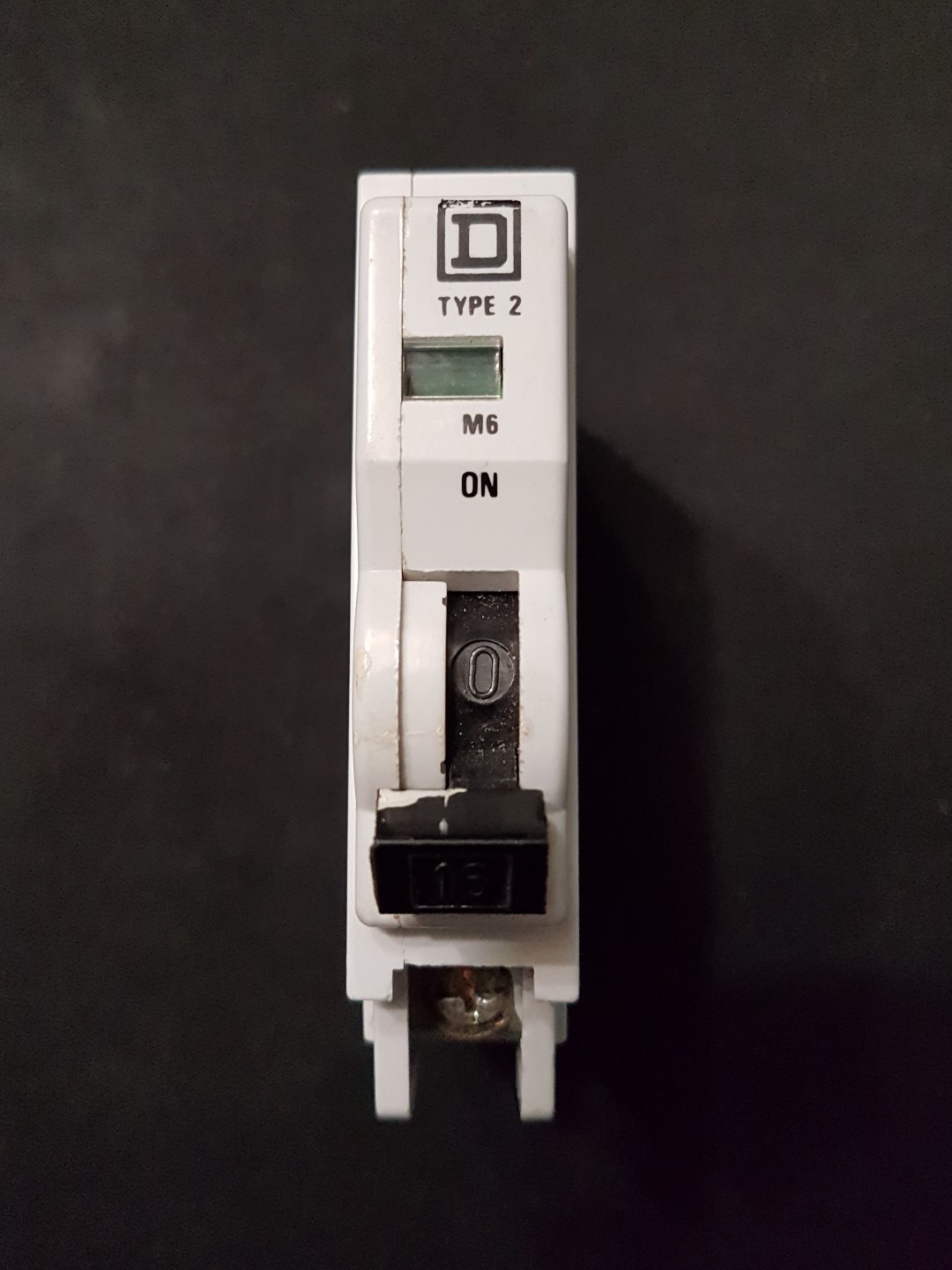 SQUARE D Q0-E BS 3871 Part 1 Type 2 M6 16Amp Rated MCB * USED * | eBay UK