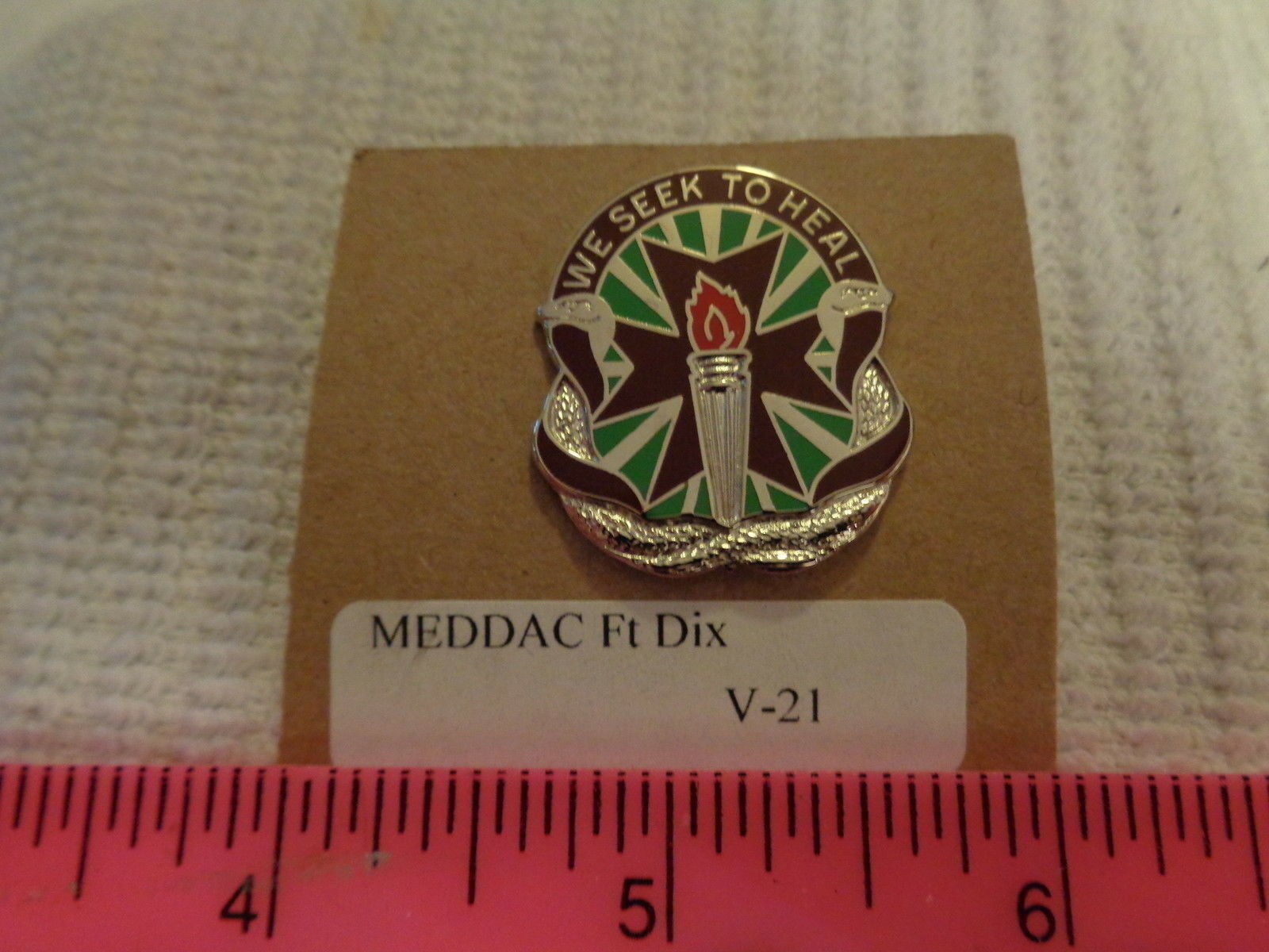 MEDDAC Ft. Dix V-21 Unit Crest, DI, DUI (DRAW#V1) | eBay