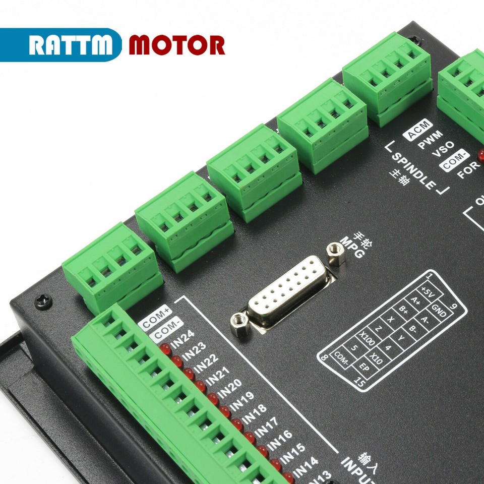 4 Axis DDCS-Expert CNC Motor Controller Offline Standalone PLC for CNC ...