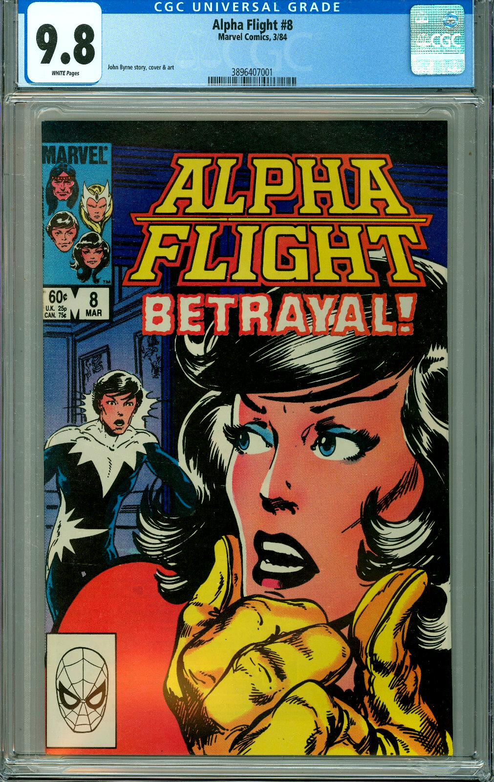 ALPHA FLIGHT 8 CGC 9.8 WP 1st NEMESIS Copper Age MARVEL COMICS 1984 | eBay