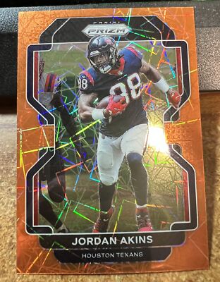 2021 Panini Prizm Prizms Lazer #35 Jordan Akins Card | eBay