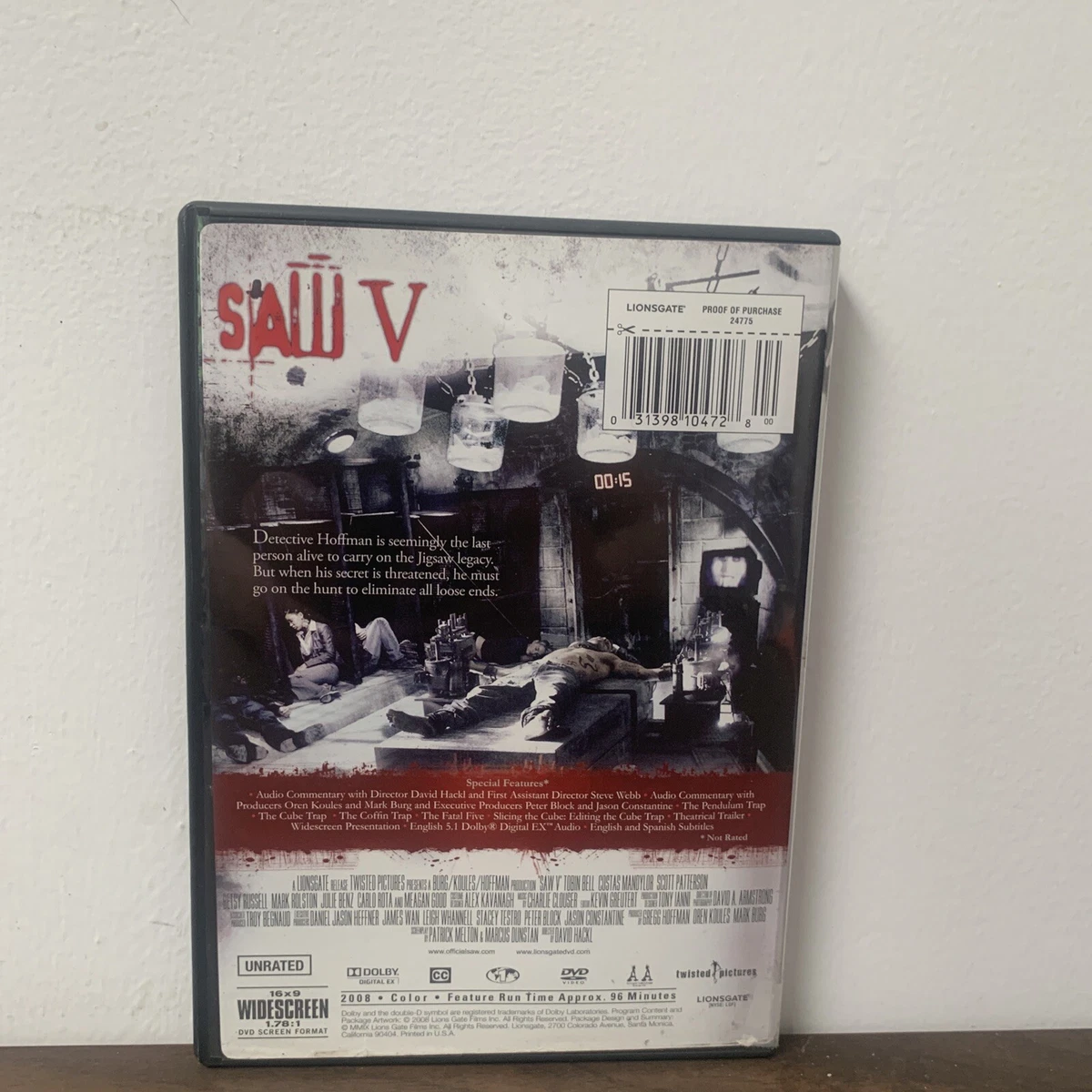 Saw 5 Dvd Cover
