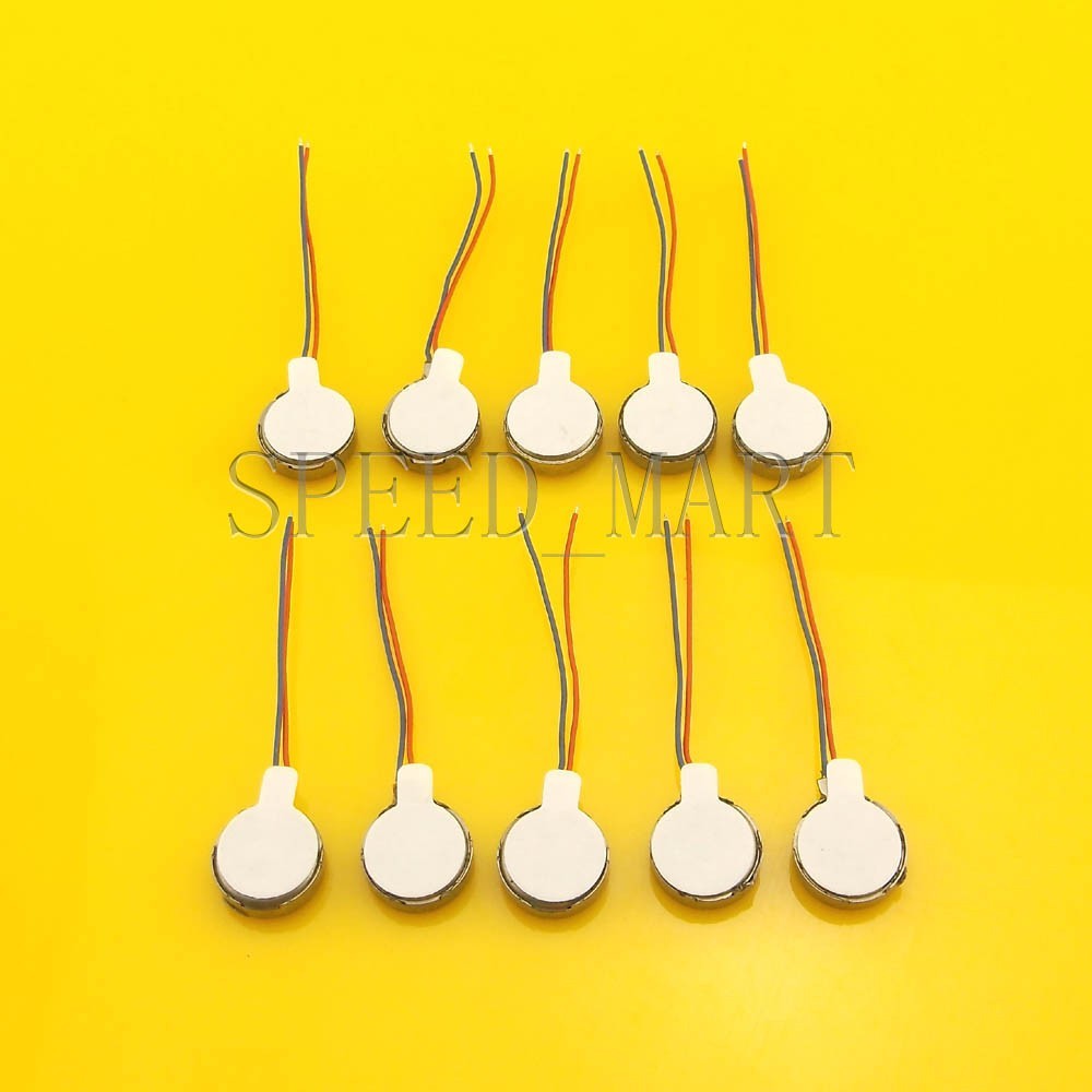 10 pcs Pager and Cell Phone Mobile Coin Flat Vibrating Micro Motor DC ...