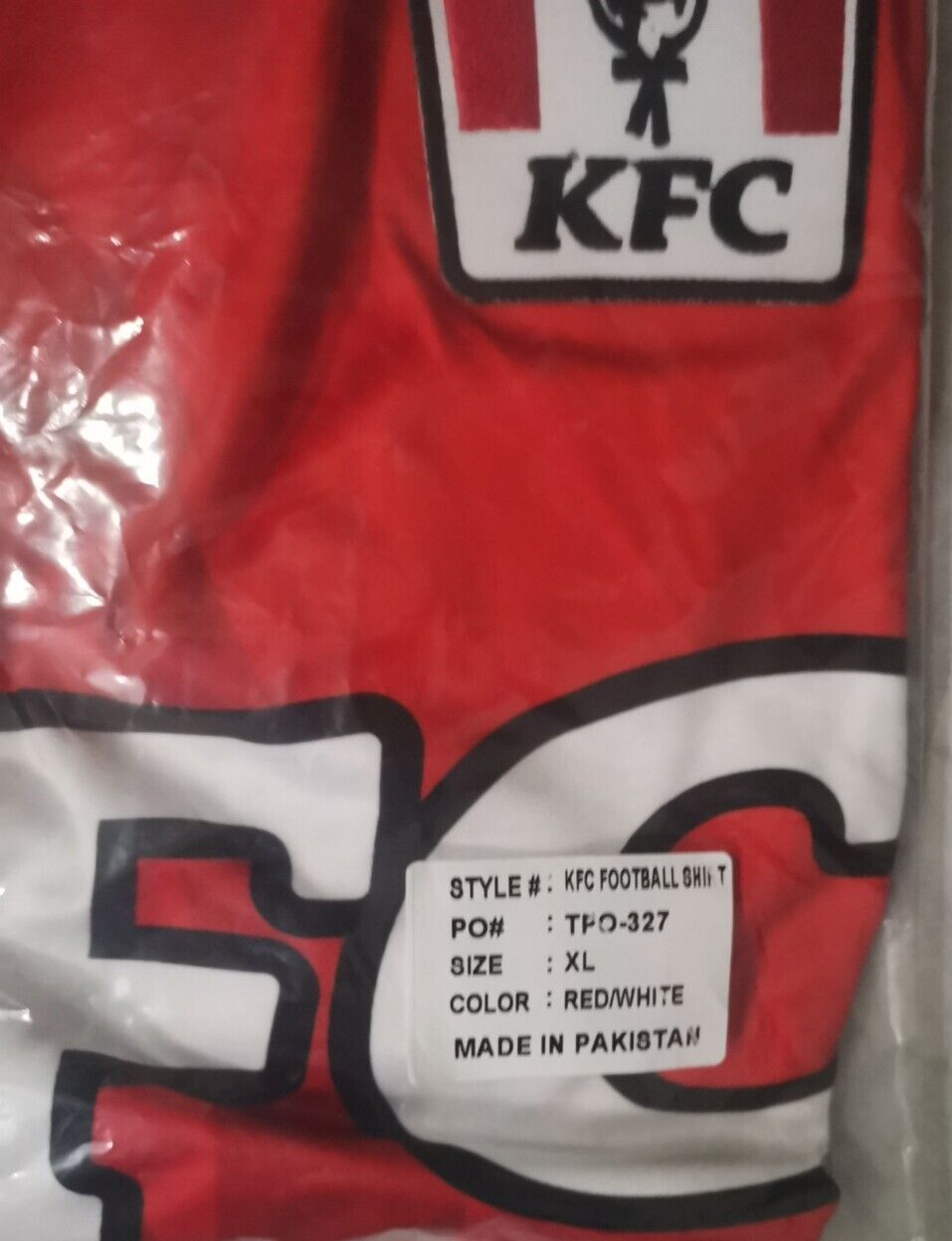 🐔⚽🔥 New/Rare Official KFC/ Kentucky Fried Chicken Football Shirt/Top XL ...