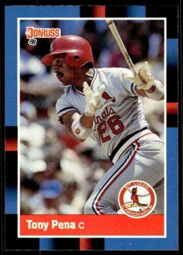 1988 Donruss #170 Tony Pena Catcher St. Louis Cardinals FREE shipping ...