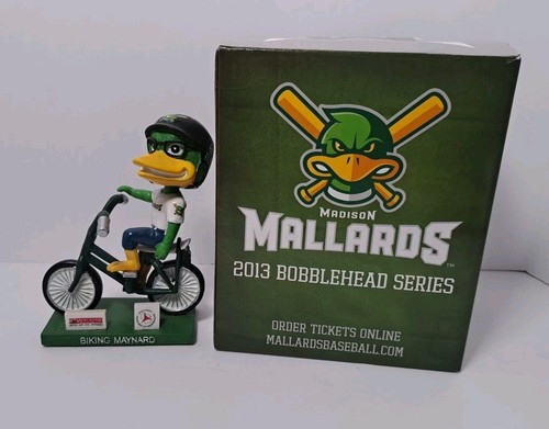 2013 Madison Mallards Biking Maynard Bobblehead SGA | eBay