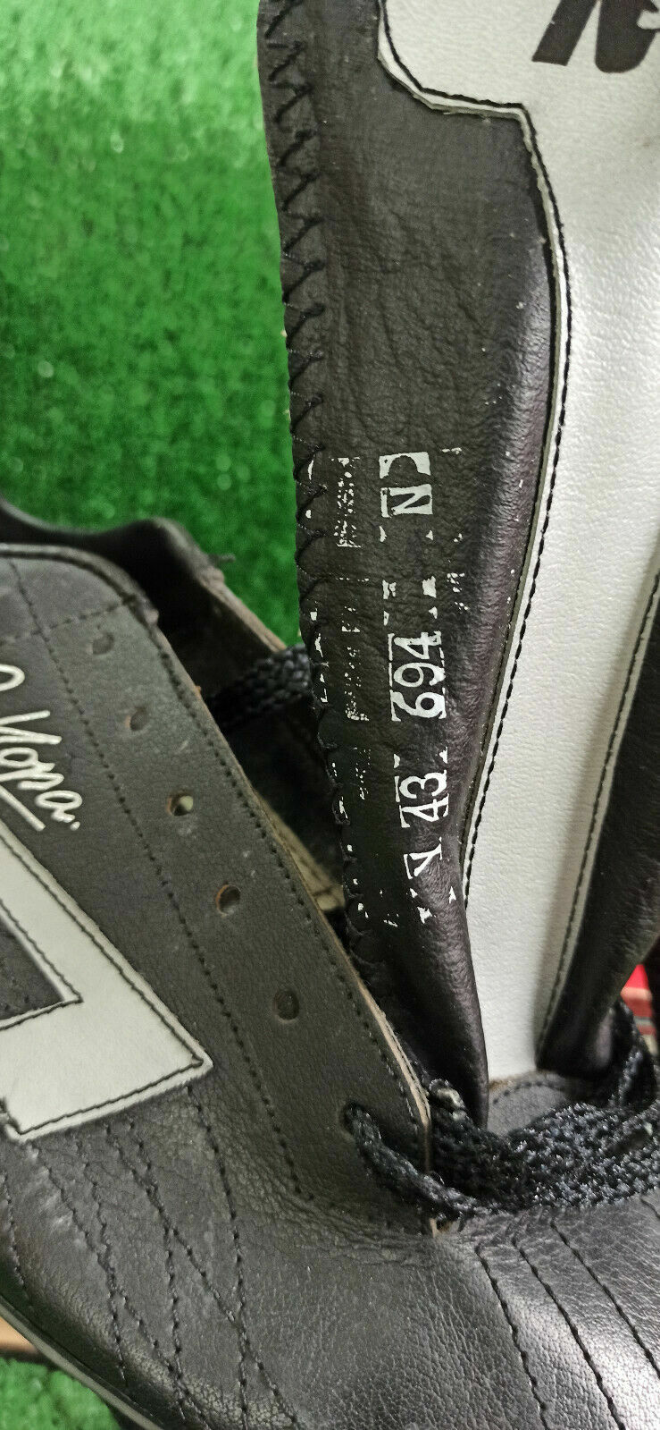 scarpe calcio vintage RAYMOND KOPA Real Madrid X90 France NOEL SIGNED ...