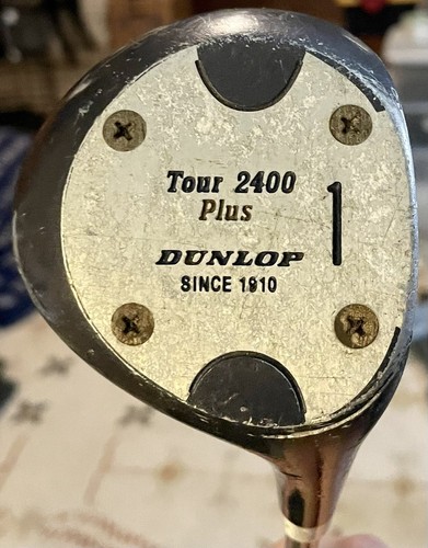 Dunlop Tour 2400 Plus 1 Wood/Driver Steel Shaft Vintage RH Ladies Golf ...