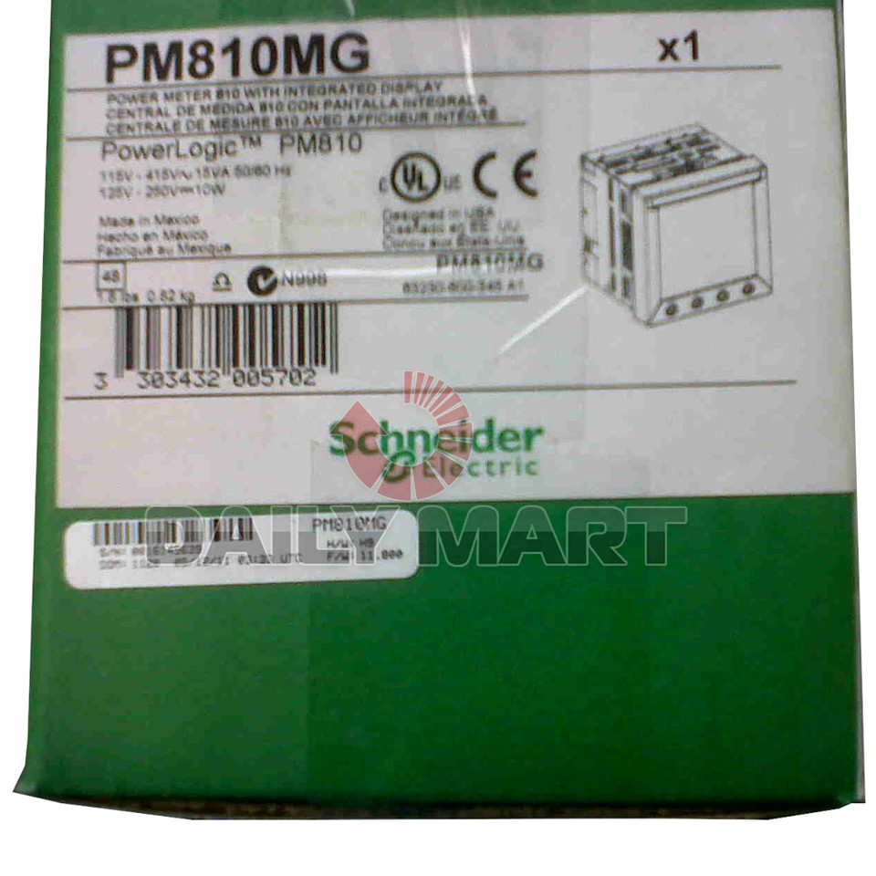 New SCHNEIDER Power Meter PM810MG MET THD | eBay