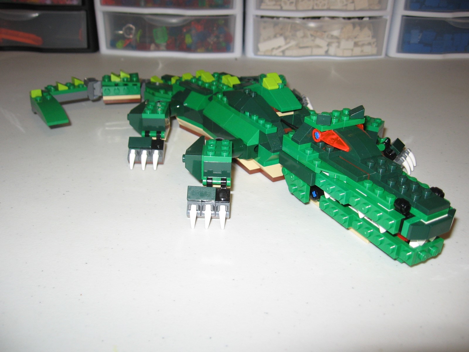 LEGO "FEROCIOUS CREATURES" GATOR/ OR CROC BUILT FOR DISPLAY | eBay