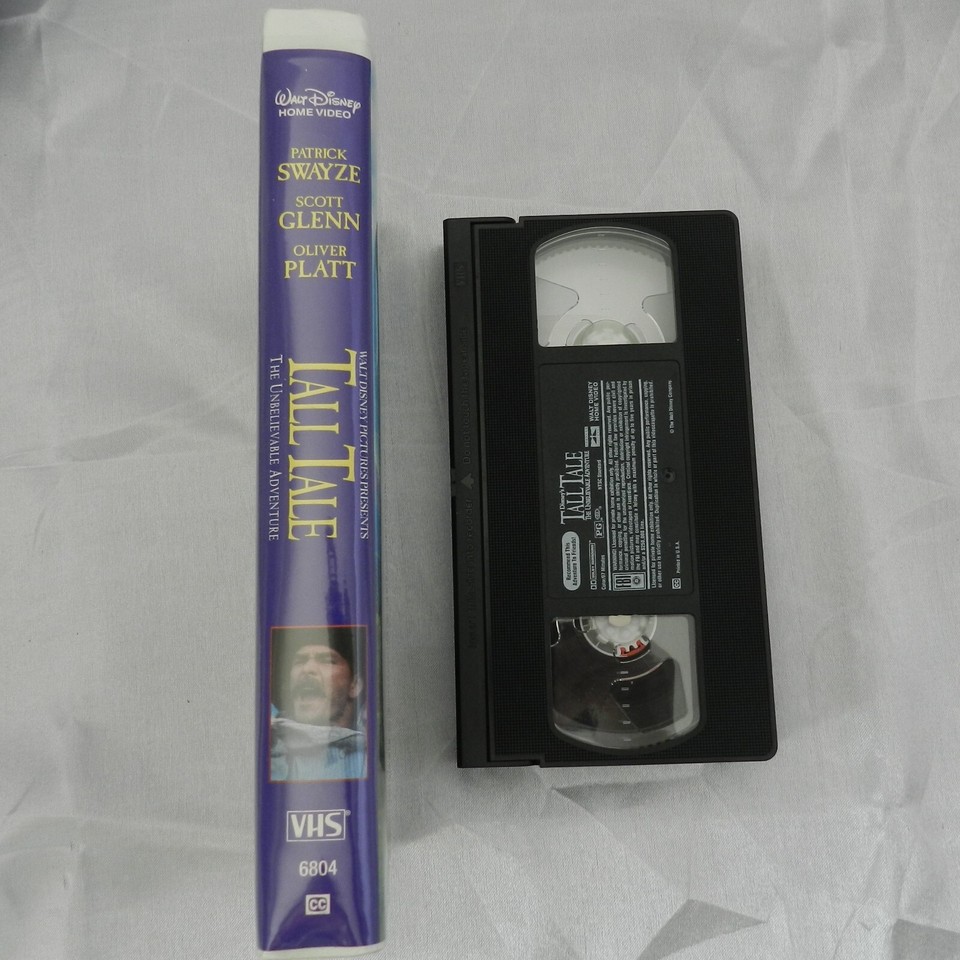 TALL TALE: THE UNBELIEVABLE ADVENTURE Disney's VHS in White Clamshell ...