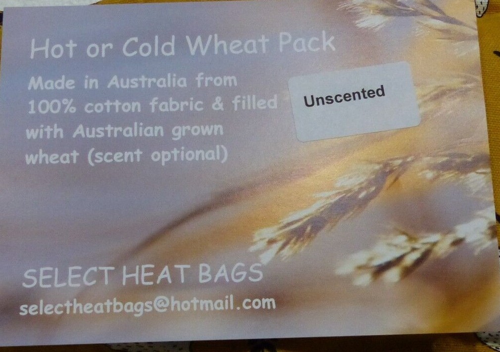 Wheat Bag Heat Pack 34 x 17 cm COLOURED HORSES GRASS Lavender/Unscented ...
