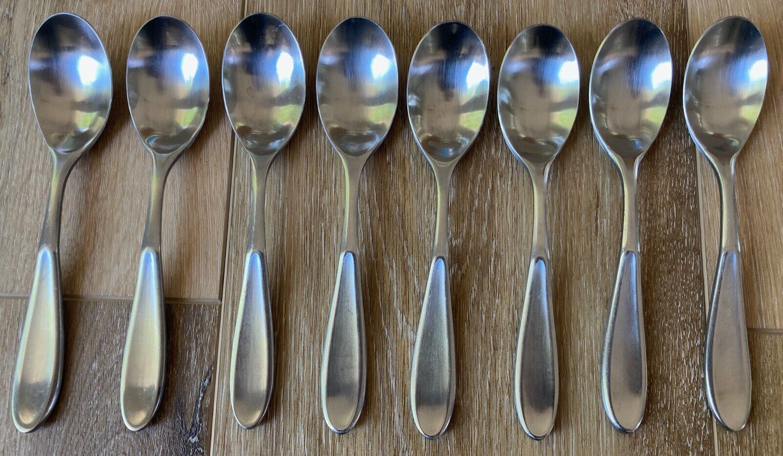 8 Towle Contour Table Spoons Oval Soup Spoons Stainless Flatware 7 5/8" | eBay