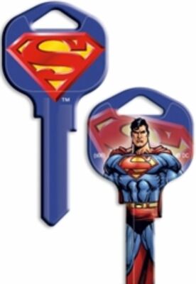 Superman House Key Blank - Uncut - Superman Collectable Key - Superhero ...
