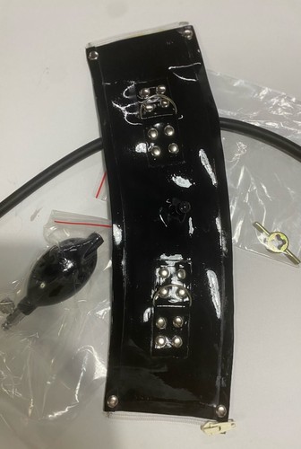 Black Latex Multiple sizes Neck Corset Inflatable Neck Corset Collar ...