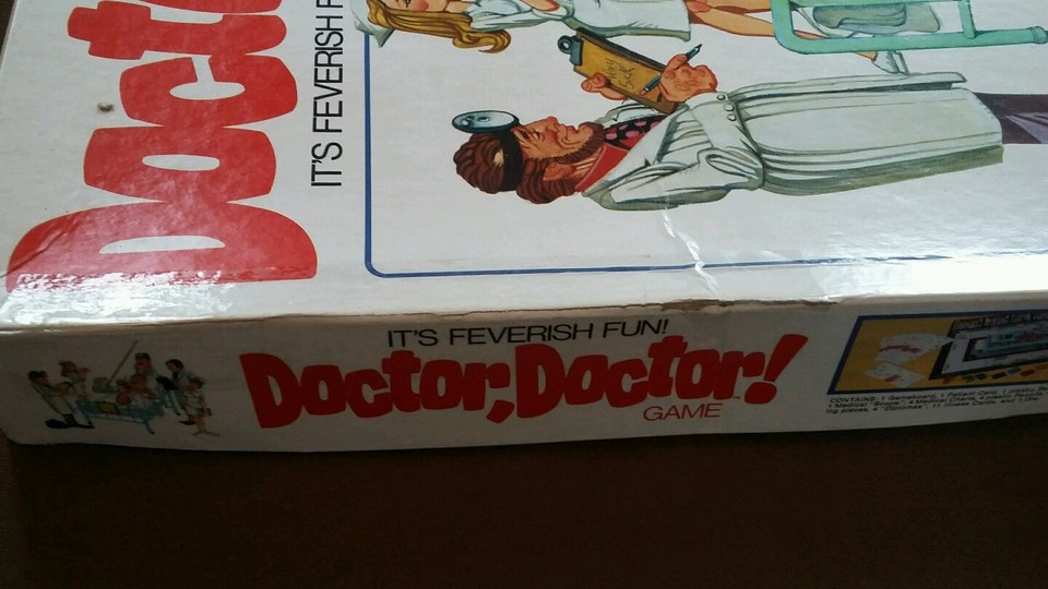 Vintage Ideal Doctor, Doctor Board Game ~Incomplete for Parts ~1978 | eBay
