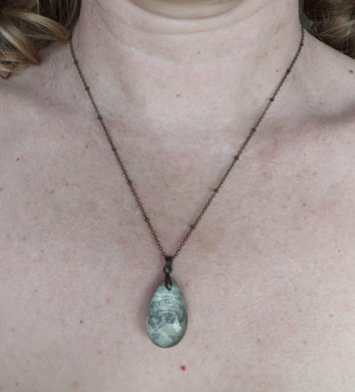 Brain Map Dictionary Definition Pendant Necklace - Gem