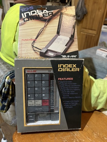 Vintage Tele-art Index Dialer ID300. Brand New In Box | eBay