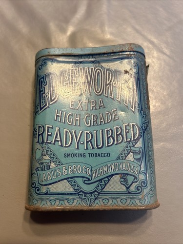 Edgeworth Extra High Grade Ready- Rubbed Smoking Tobacco Tin | eBay