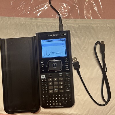 Texas Instruments TI Nspire CX CAS Graphing Calculator with charger And ...