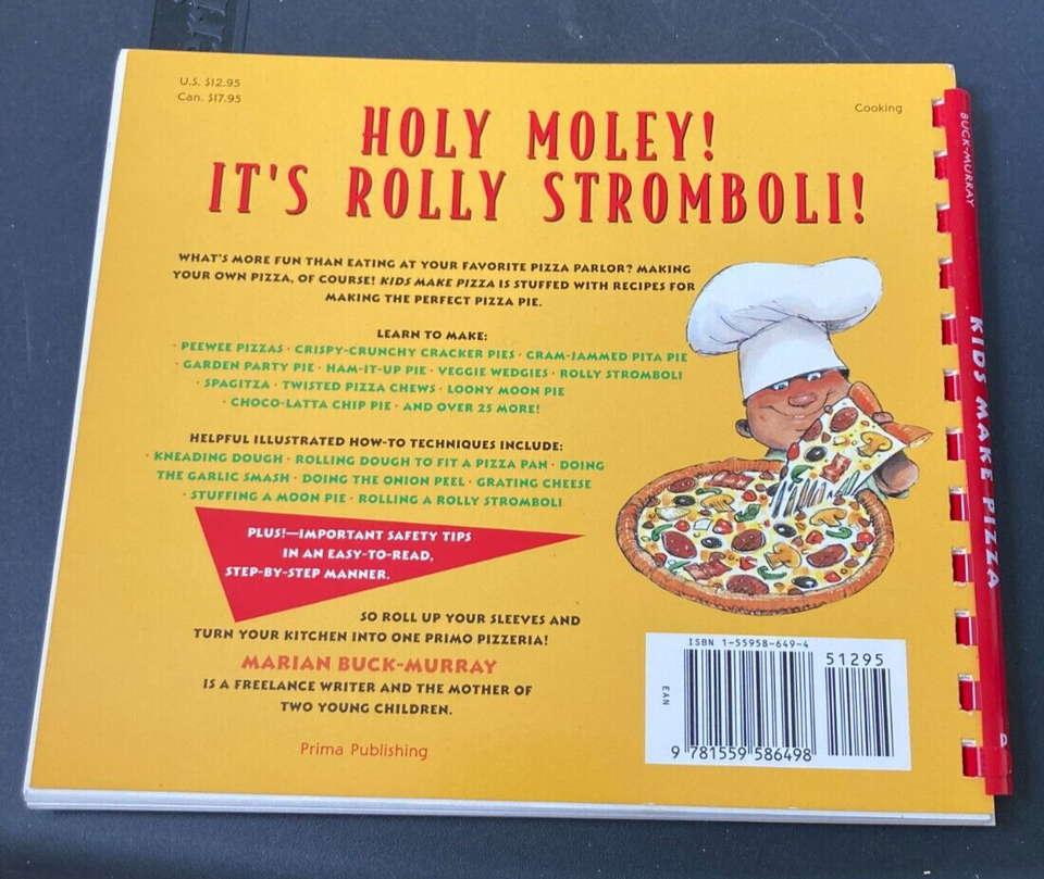 KIDS MAKE PIZZA: 40 FUN & EASY RECIPES! By Marion Buck-murray Paperback ...
