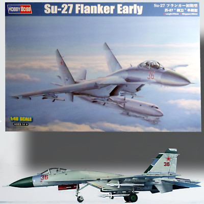HOBBY BOSS 81712 1/48 SUKHOI SU-27 FLANKER (EARLY) MODEL KIT | eBay