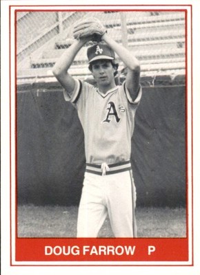 1982 Idaho Falls Athletics TCMA #6 Doug Farrow Taos New Mexico NM ...