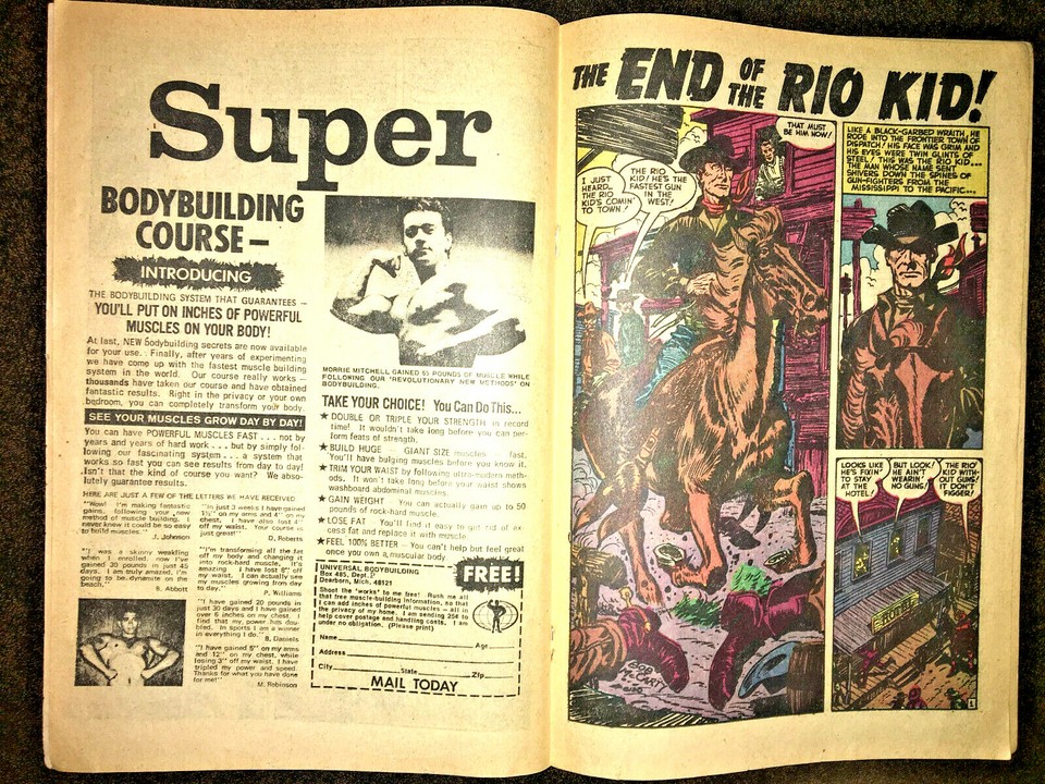 MARVEL Comic Book WESTERN GUNFIGHTERS Black Rider APACHE KID Matt 1973 ...