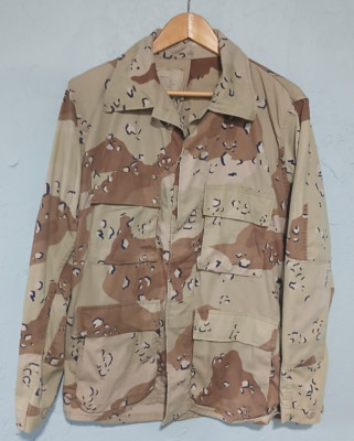 Genuine US Army 6-Color Desert Camo Chocolate Chip DBDU Shirt Medium ...