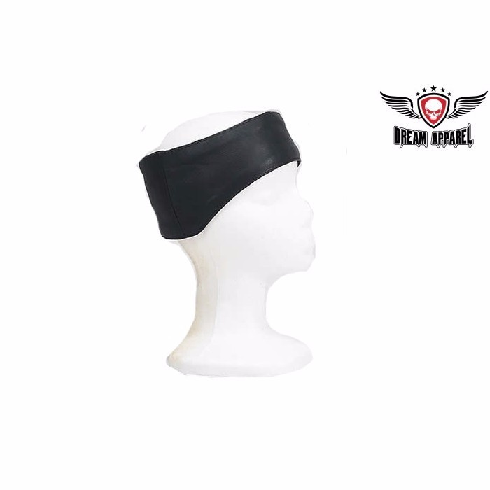 Leather Head Band With Elastic Strap - Covers Forehead & Ears | eBay