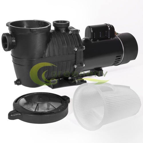 Dual Speed 2HP High-Flo INGROUND Swimming POOL PUMP Strainer Energy ...