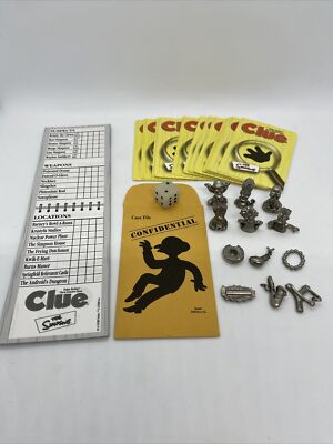 The Simpsons Clue Board Game 1st Edition Pewter Replacement Pieces ...