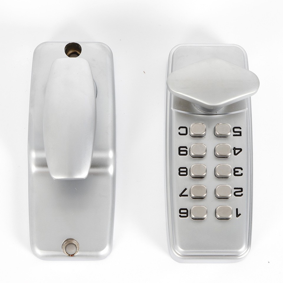 Keyless Mechanical Combination Door Lock Digital Code Keypad Security ...
