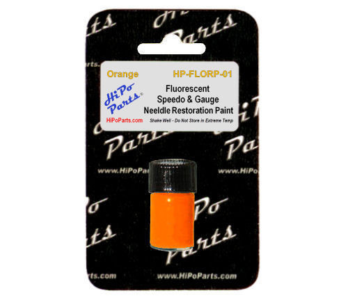 Custom Fluorescent Orange Speedo & Gauge Needle Paint | eBay