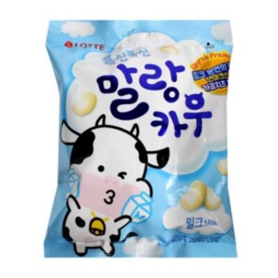 LOTTE Malang Cow Fresh Milk Chew-able Soft Candy Marshmallow 158g ...